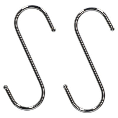 2pk Large S Hook 150 x 110mm Hook Stainless Steel Home Kitchen Garden ...