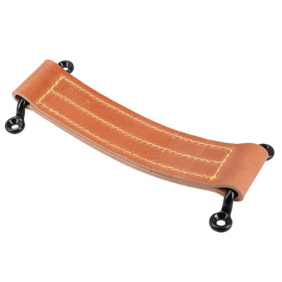 2pk Leather Grab Handle Trailer Caravan Motorhome Cab Door Access Pull