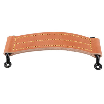 2pk Leather Grab Handle Trailer Caravan Motorhome Cab Door Access Pull
