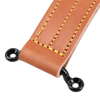 2pk Leather Grab Handle Trailer Caravan Motorhome Cab Door Access Pull