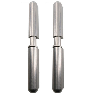 2pk Lift Off Stainless Steel Bullet Hinge Weld On 20x180mm Heavy Duty ...
