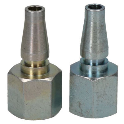 2pk Schrader Profile 17 Series Male Fitting 1/4" BSP Female Thread Air ...