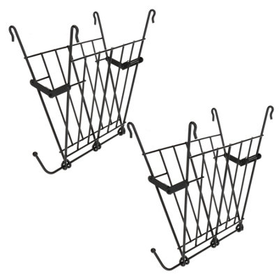 2PK Small Animal Folding Wire Hay Rack with Treat Hanger For Rabbit ...
