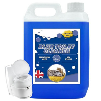 2x 2.5L Powerful Blue Disinfectant For Portable Toilets & Motor Homes ...