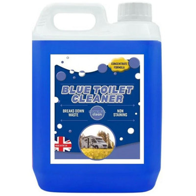 2x 2.5L Powerful Blue Disinfectant For Portable Toilets & Motor Homes ...