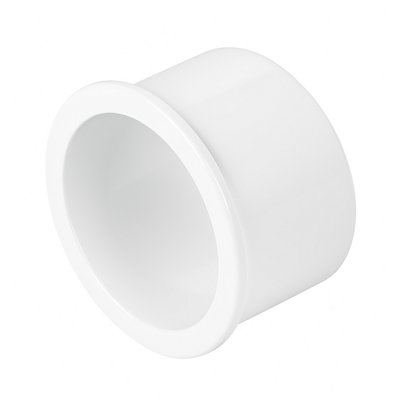 2x 43 x 36mm Solvent Weld Reducer White Plastic Waste Pipe Adapter