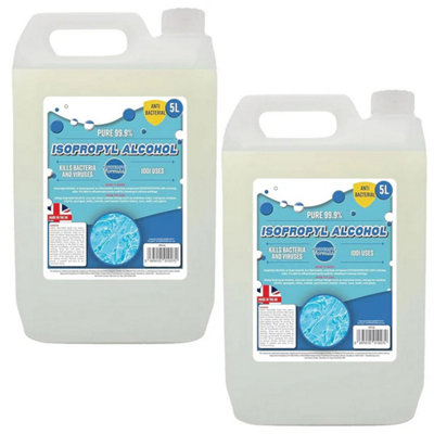2x 5L Household Cleaning Disinfectant Strong Isopropyl IPA Cleaning ...