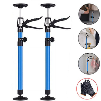 2X ADJUSTABLE DRYWALL PLASTERBOARD BUILDER CEILING EASY SUPPORT PROPS ...
