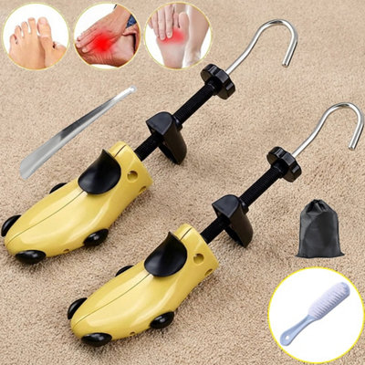 2x Adjustable Sneaker Shoe Stretcher Shoe Trees Trainer Shaper Expander ...