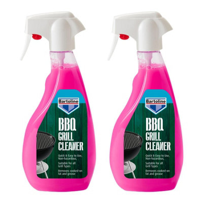 2x Bartoline BBQ Brush Cleaner Fast Acting Oil-Based Grill Remover Tool ...