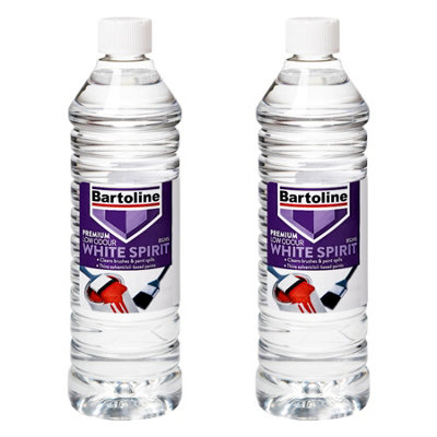 2x Bartoline Low Odor White Spirit Mild Brushes Paint Tools Cleaner 750mL