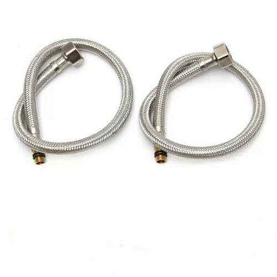 2x Basin Hose Pipe Flexible Tap Connectors Flexi Tails Mixer 300mm