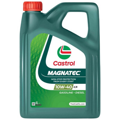 2x CASTROL SAE 10W40 Engine Oil 4L Part Synthetic ACEA A3/B4 API ...