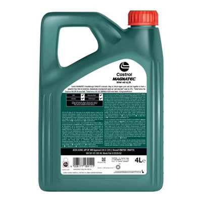 2x CASTROL SAE 10W40 Engine Oil 4L Part Synthetic ACEA A3/B4 API Gasoline SP 15F7CE