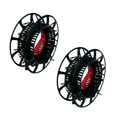 2x Christmas Light Storage Wheel Wind Up Cable String Light Organiser ...