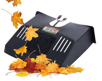 2x Drain Pipe Grid Cover Leaf Guard Black Plastic Prevents Blocked Drains