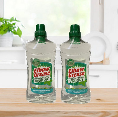2x Elbow Grease Concentrated Vinegar All Purpose Cleaner Descaler ...