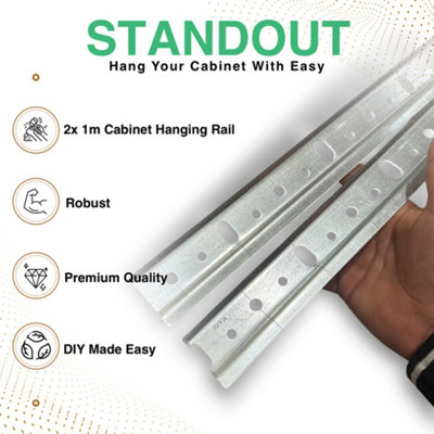 Wall Cabinet Hanging Rail