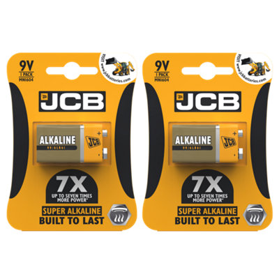 2x JCB 9V Super Alkaline Battery - Pack of 1