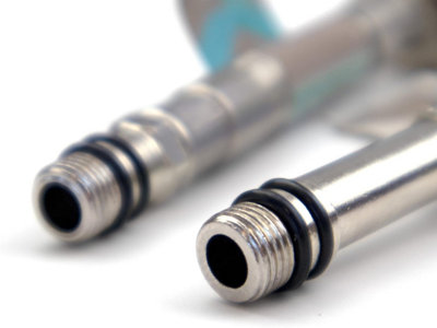 2x M10 (10mm) x 3/8 BSP (500mm) Flexible Tap Connector Flexi Pipe for ...