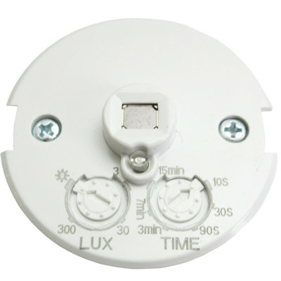 2x Mini Adjustable PIR Occupancy Sensor Auto Timer Reset Ceiling Light ...