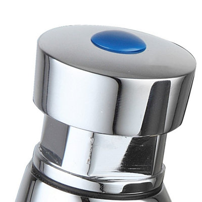 2x Mono Basin Sink Tap 1/2" Push Down Delay Self Close Closing Non ...