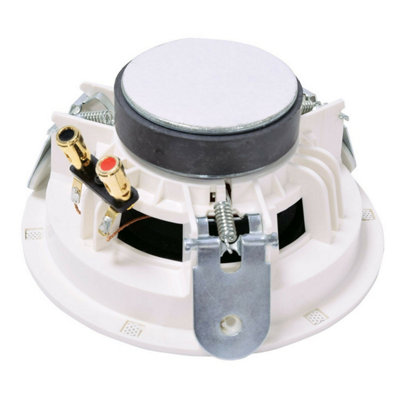 2x PAIR 4" Mini Low Profile Ceiling Speaker 8 OHM 2 Way Compact Mount ...