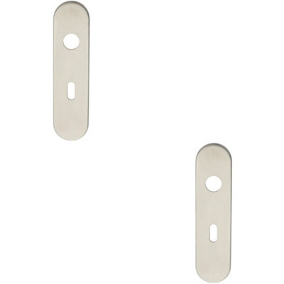 2x PAIR Steel Inner Backplate for Safety Lever 57mm Fixing Centres ...