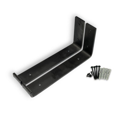 2x Scaffold Industrial Shelf Brackets, Rustic Heavy Duty Board Brackets ...