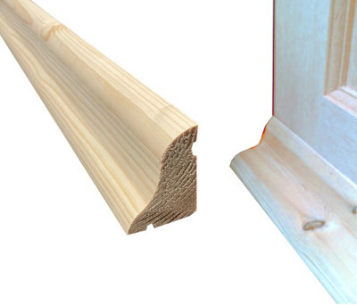 2x Softwood Door weather bar 900mm lengths (58mm)