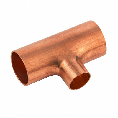 2x Westco 28mm x 28mm x 15mm Reducing Tee EF25 - Copper End Feed ...