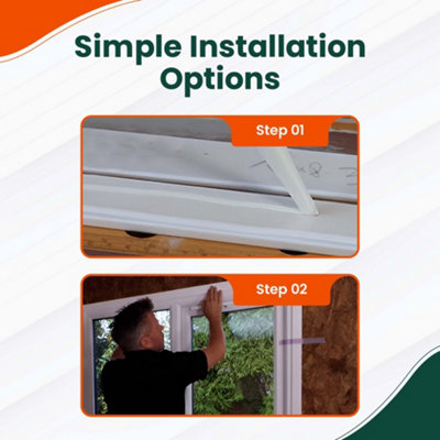 2x White 40 x 40mm Plastic Angle Trim 1 Metre UPVC Trim for Edges ...