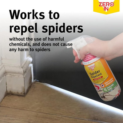 2x Zero In Spider Repellent Spray Ready To Use Insect Deterrent Fresh ...