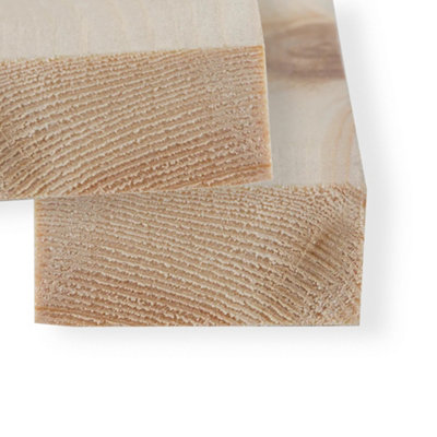 2x1 Inch Planed Timber Smooth Finish (L)1.8m (W)44 (H)21mm Pack of 2