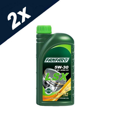 2x1L FANFARO Fully Synthetic Engine Oil Longlife 3 5w30 LL-04 AUDI VW ...