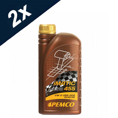 2x1L PEMCO iMATIC 455 Automatic Transmission Fluid 1 L AG 55 Mercon SP ...