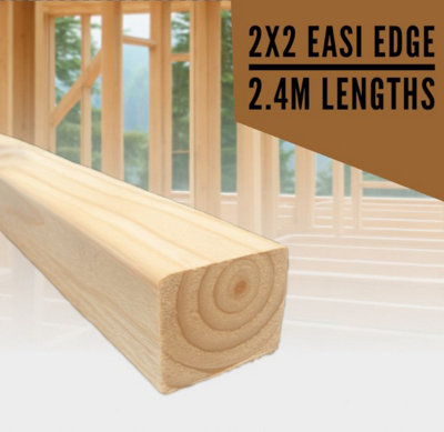 2X2 construction timber 2.4m x (9 per pack) FREE DELIVERY