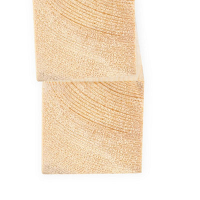 2x2 Inch Planed Timber (L)900mm (W)44 (H)44mm Pack of 2 | DIY at B&Q
