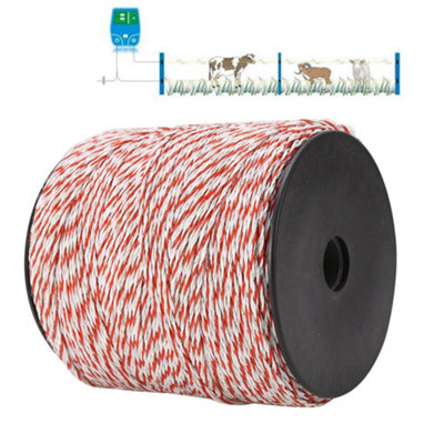 2X500m Stainless Steel Roll Polywire Electric Fence Fencing Poly Wire AU