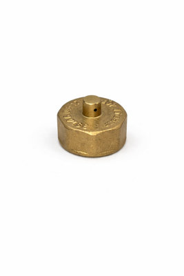 3/4" Brass Spin Cap Plug with Vent Hole for Plumbing Testing and ...