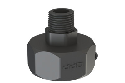 3/4'' BSP hex male adaptor to IBC S60X6 female buttress thread