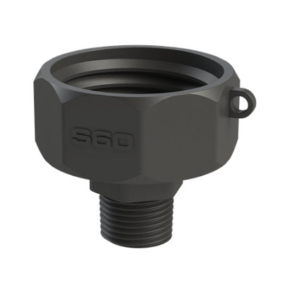 3/4'' BSP hex male adaptor to IBC S60X6 female buttress thread