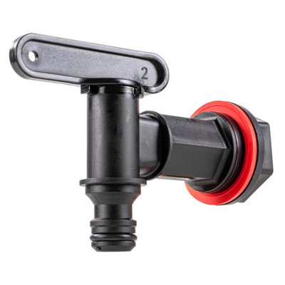 3/4" BSPM Faucet Tap with Valve for Buckets Water Tank Butt Bucket ...