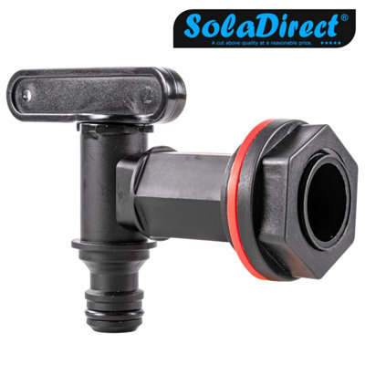 3/4" BSPM Faucet Tap with Valve for Buckets Water Tank Butt Bucket ...