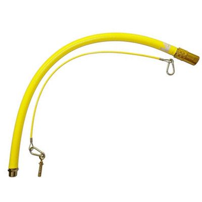 3/4" Cater Hose Yellow Commercial Quick Release Gas Pipe 1 Meter g10 ...