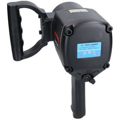3/4" Drive Air Impact Gun Wrench Twin Hammer 1327 ft/lbs (1800Nm's) 1/2 ...