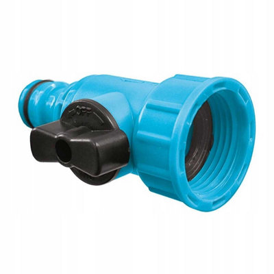 3/4 Inch BSP Thread Garden Tap Connector Quick With Control Shut Valve ...