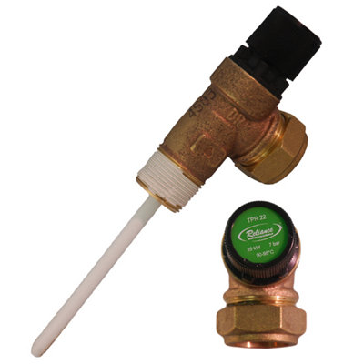 3/4" Temperature & Pressure Relief Valve 7 Bar - Alternative to ...