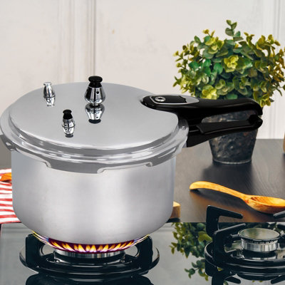 3.5 Litre Dual Handle aluminum Pressure Cooker Kitchen Catering Cookware