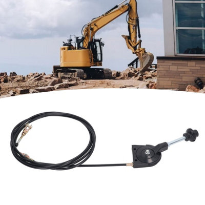 3.5m hand throttle cable for excavator motor control - heavy equipment ...